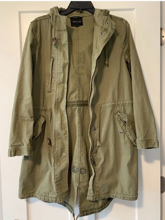 Madewell | Jackets & Coats | Madewell Olive Green Utility Jacket With ...